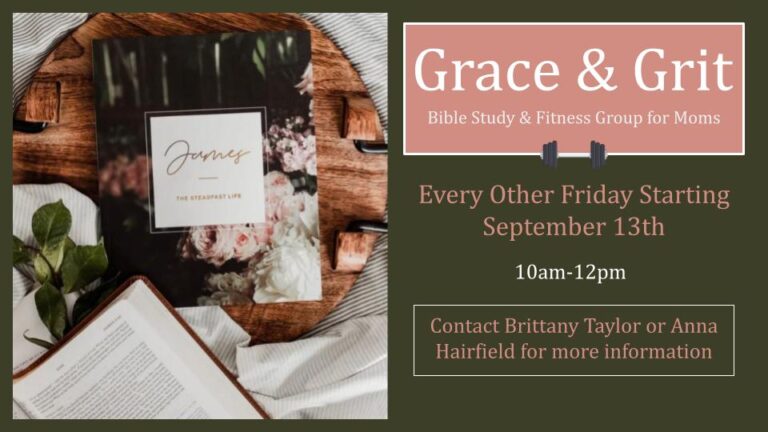 Grit & Grace Bible Study & Fitness Group for Moms - Hope Valley Church